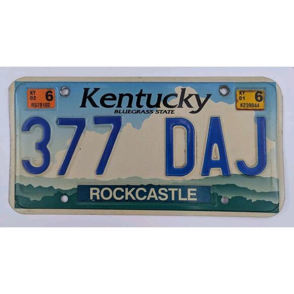 Other | Kentucky Bluegrass State Rockcastle License Plate Expired 202 ...